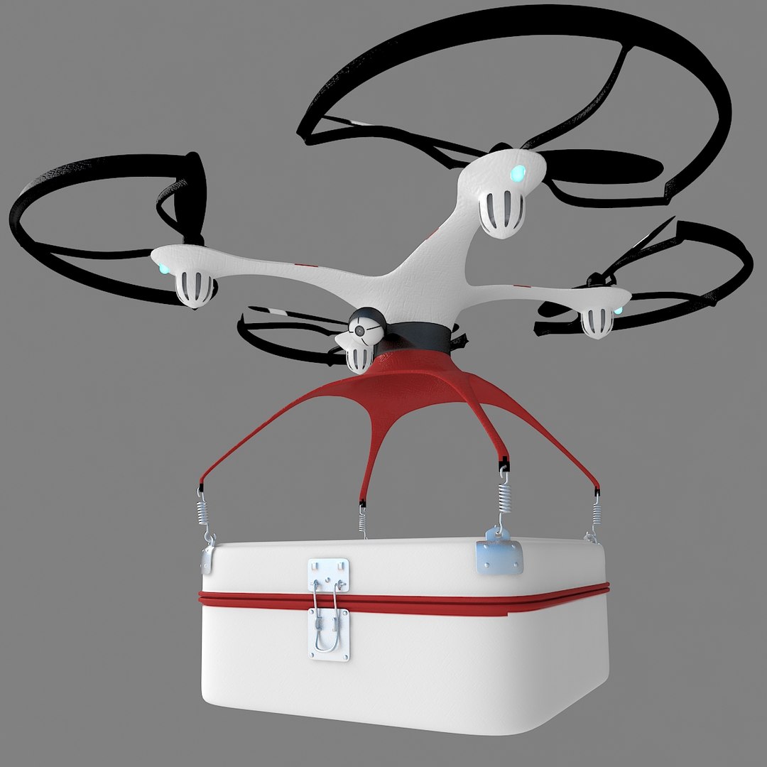 Drone Medical 3D Model - TurboSquid 1363545