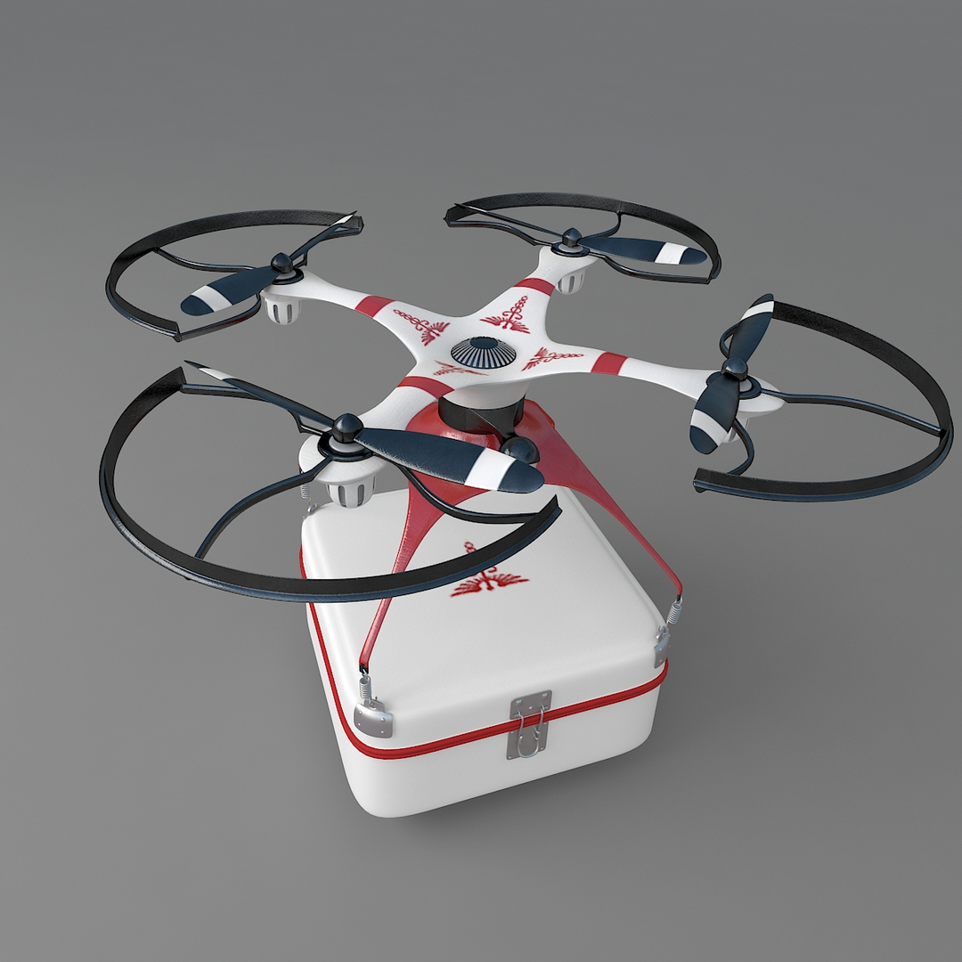 Drone Medical 3D Model - TurboSquid 1363545