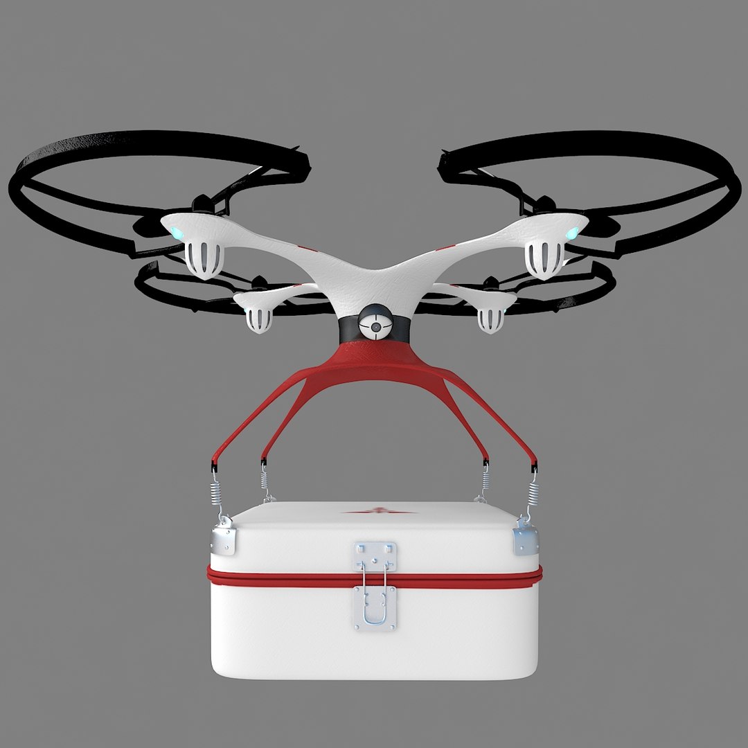 Drone Medical 3D Model - TurboSquid 1363545