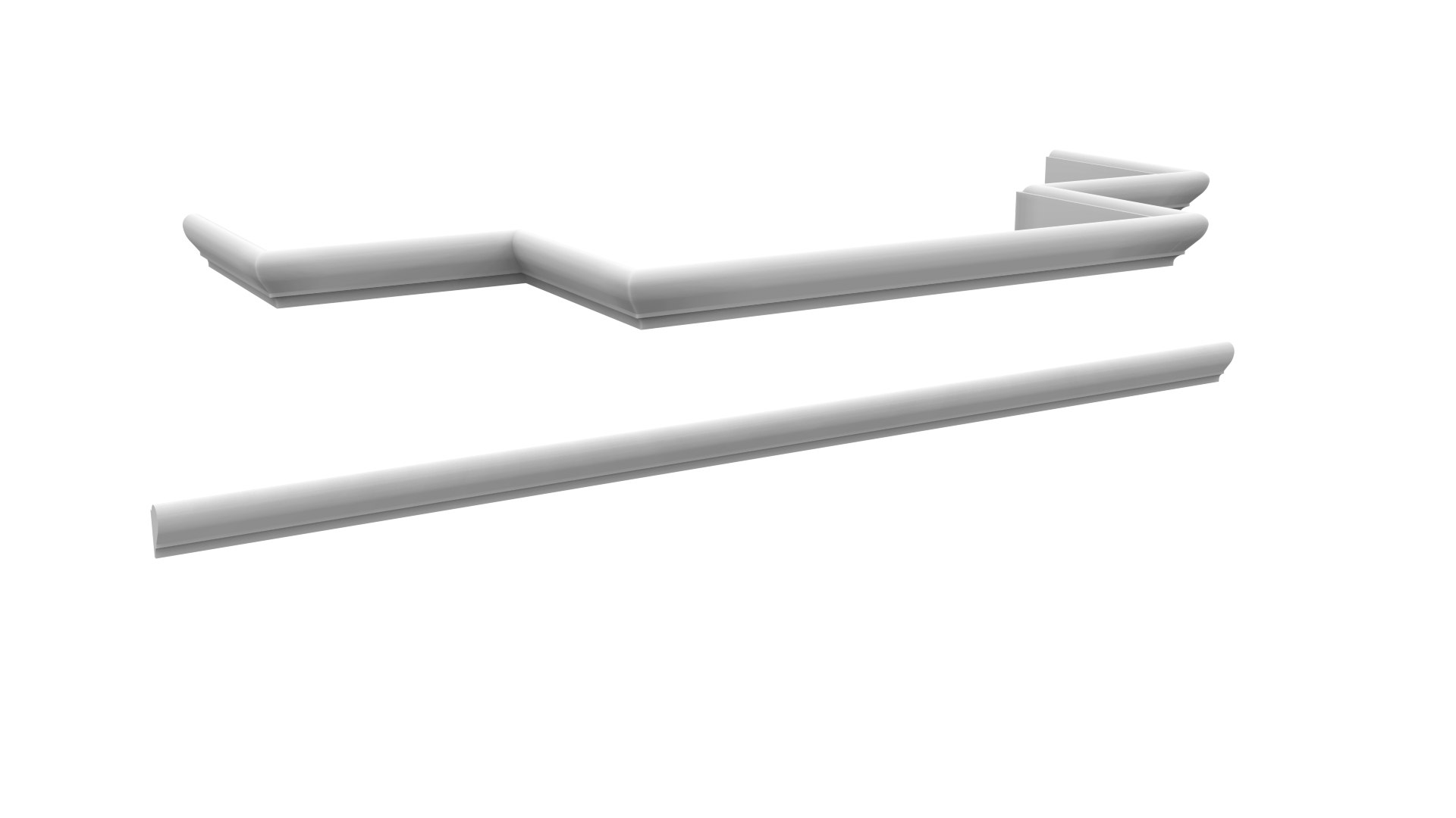 Picture Rail 3D - TurboSquid 2023116