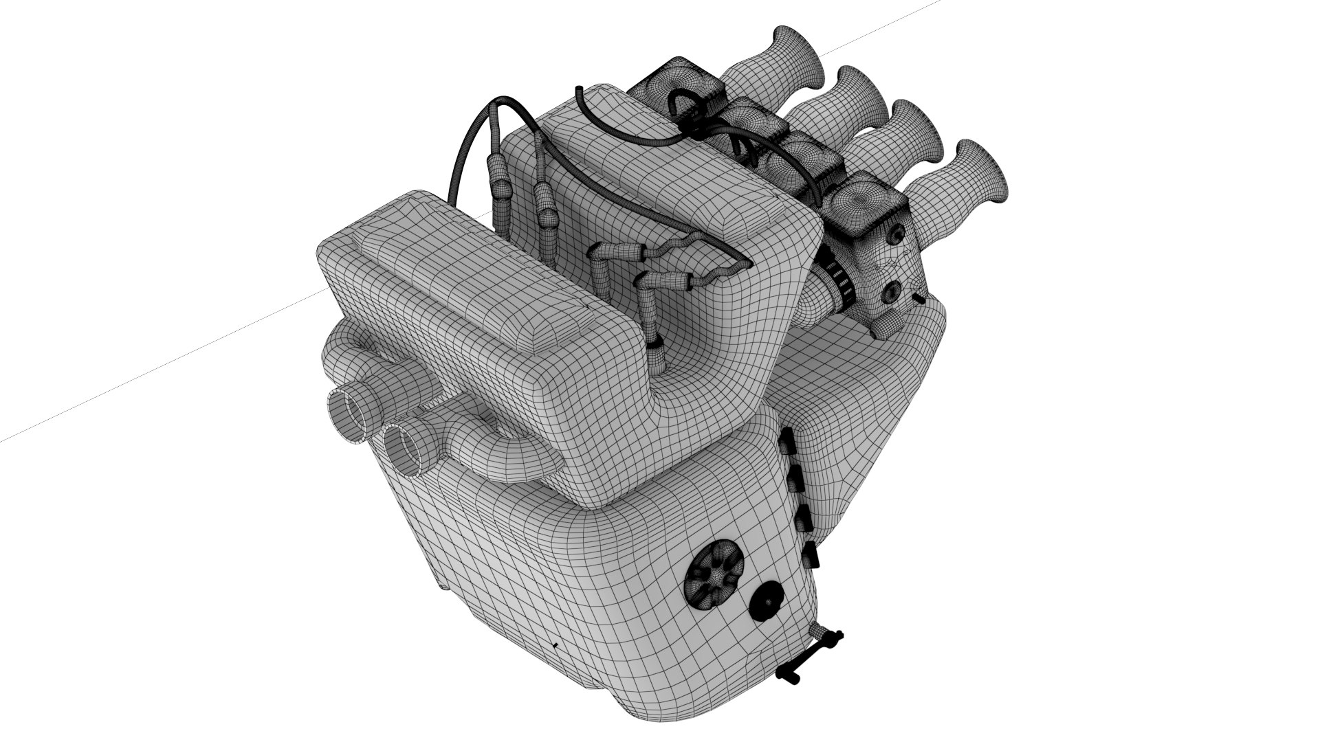 3D Motorcycle Engine2 - TurboSquid 2363149