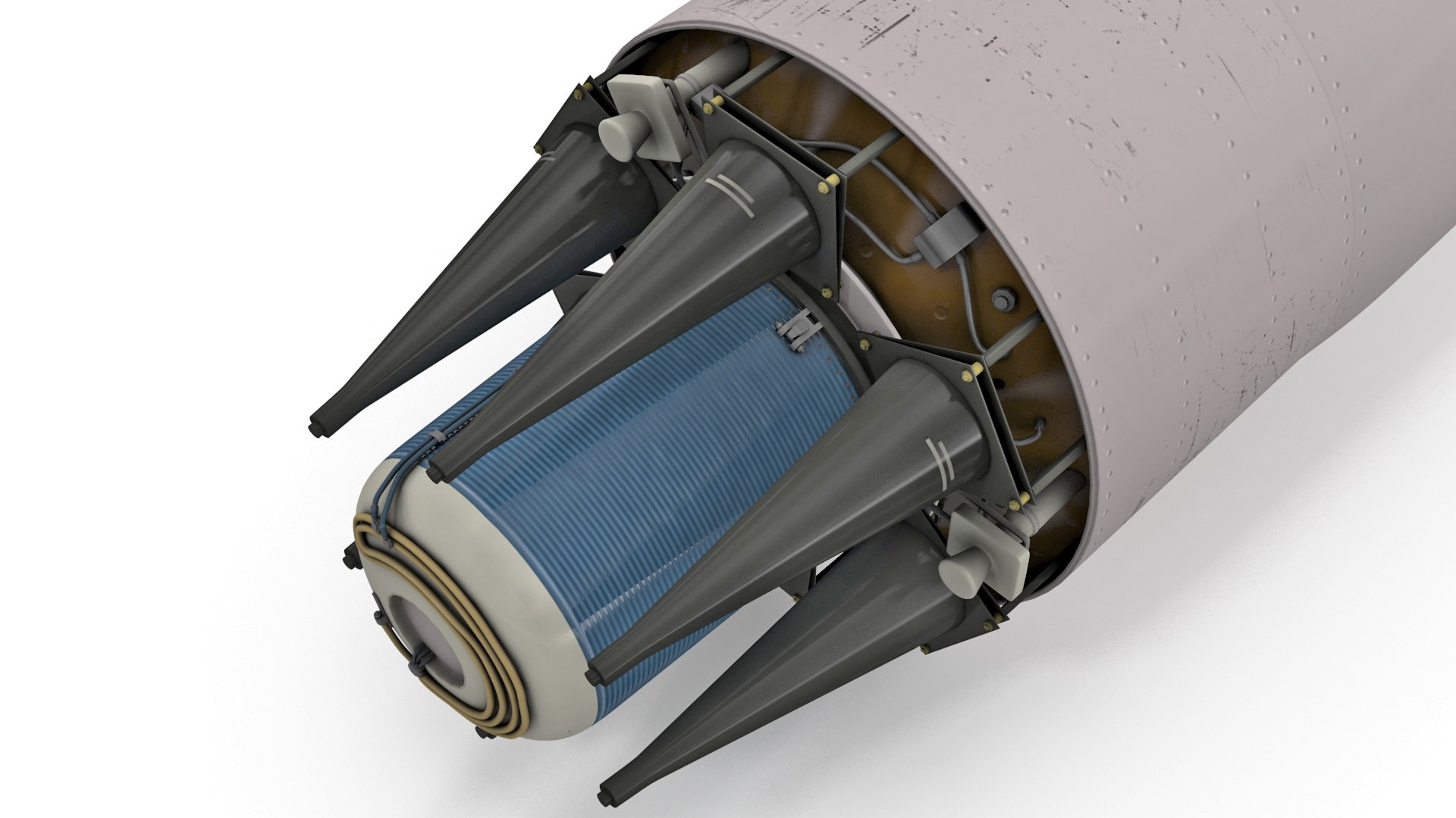 Ballistic missile warhead war 3D - TurboSquid 1583603