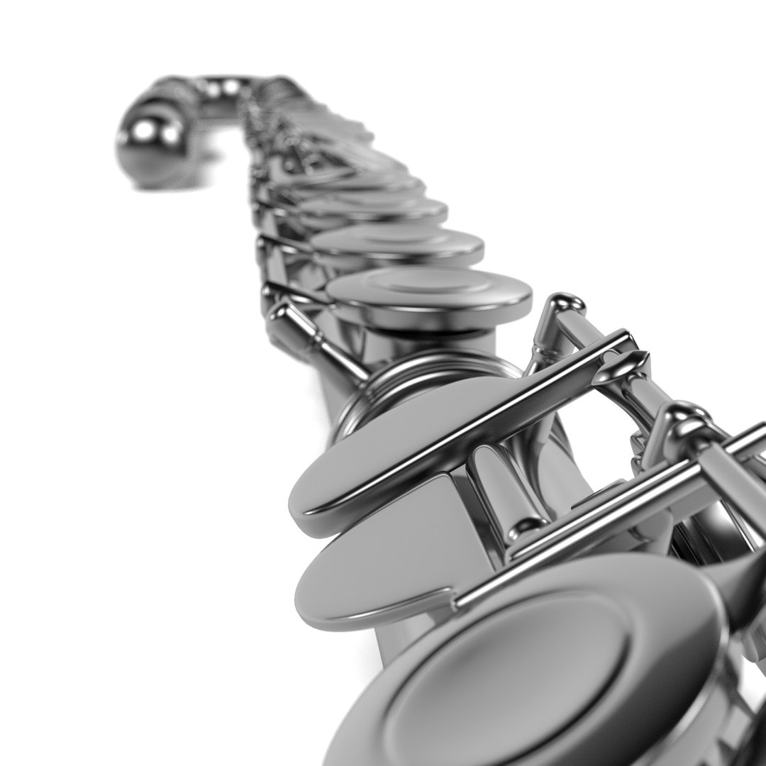 3d flutes bended model