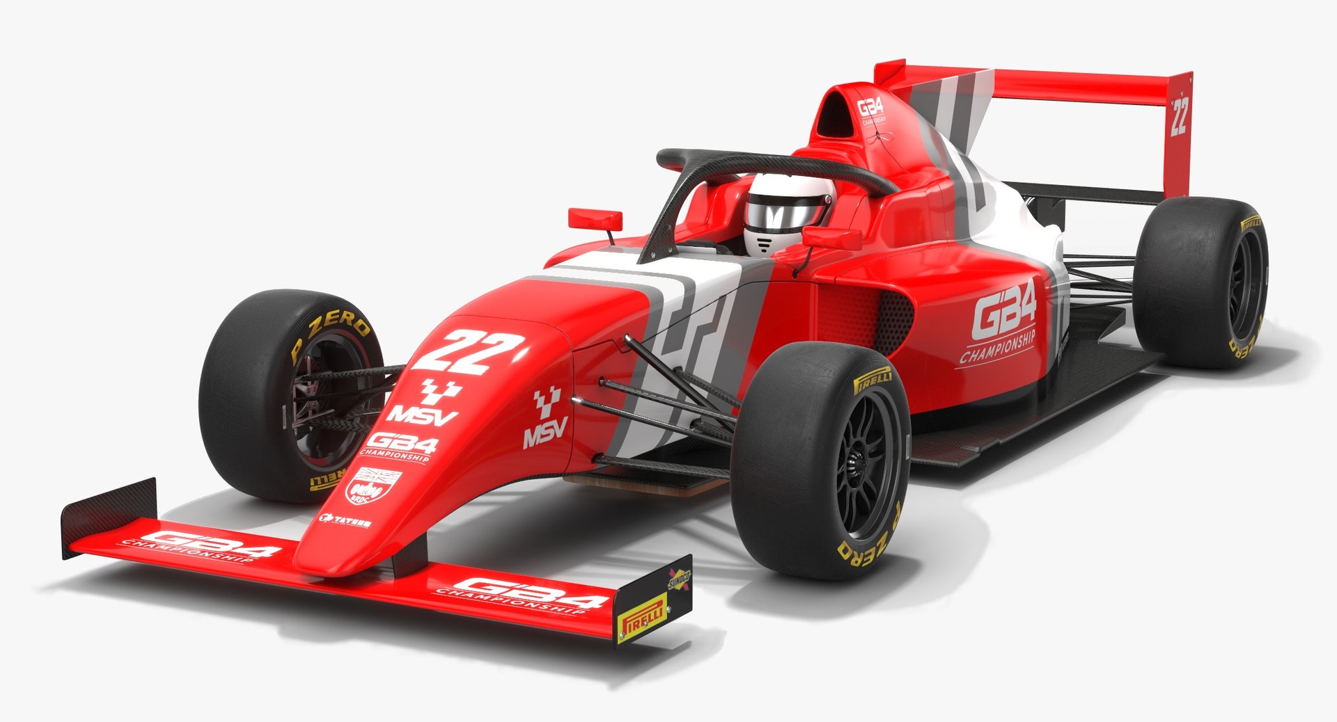 3D Tatuus F4-T014 GB4 Season 2022 - TurboSquid 1821164