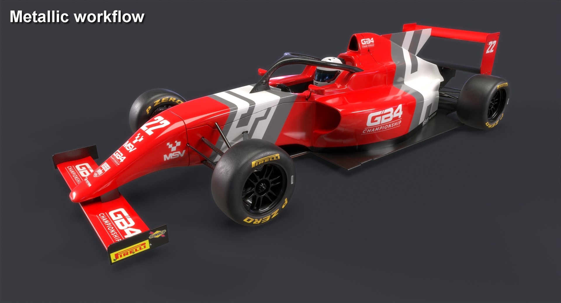 3D Tatuus F4-T014 GB4 Season 2022 - TurboSquid 1821164