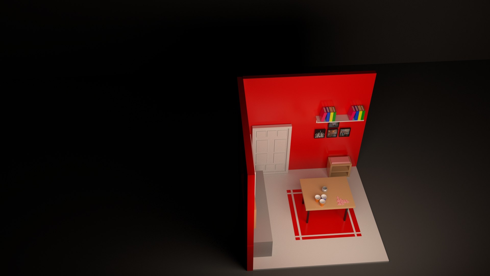 Low poly interior model - TurboSquid 1799724