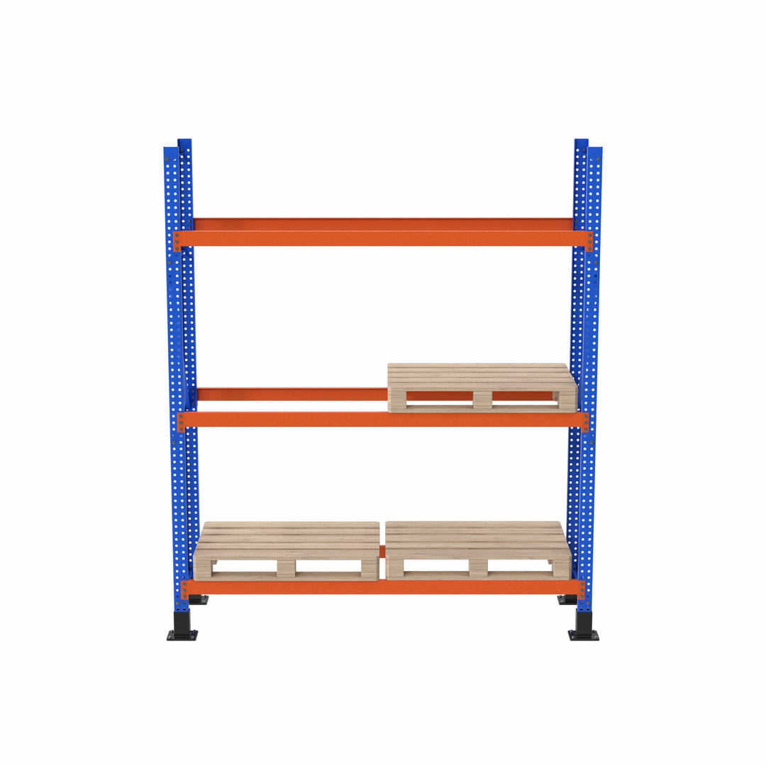 Metal Shelf Pallet Rack 3D Model - TurboSquid 2161187