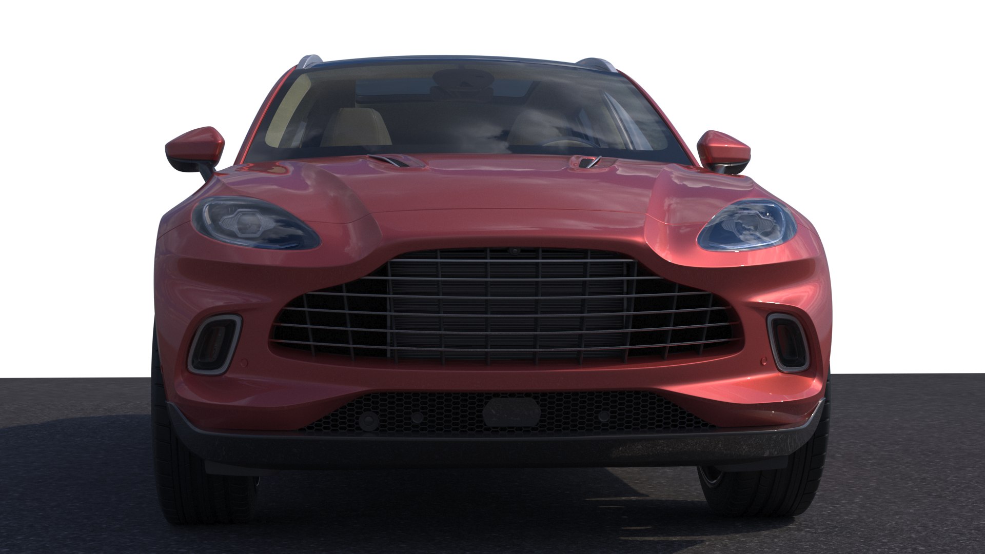 RED SUV model - TurboSquid 1874495