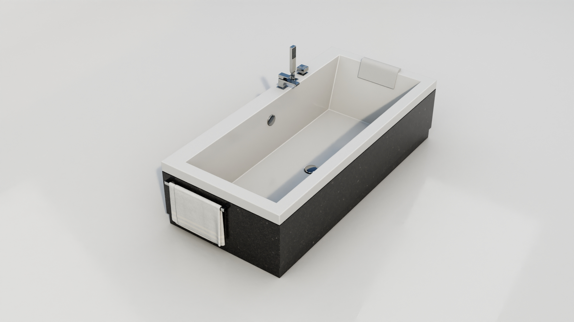 Modern Bathtub Model - TurboSquid 2290900