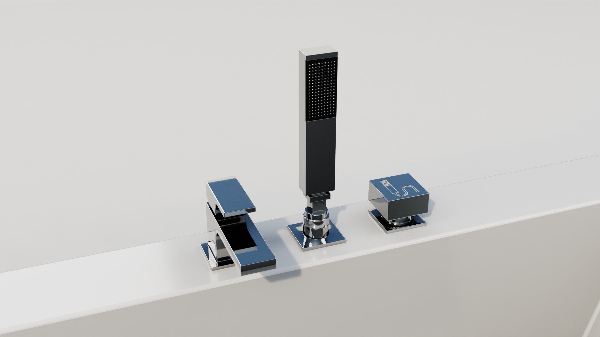 Modern Bathtub Model - TurboSquid 2290900