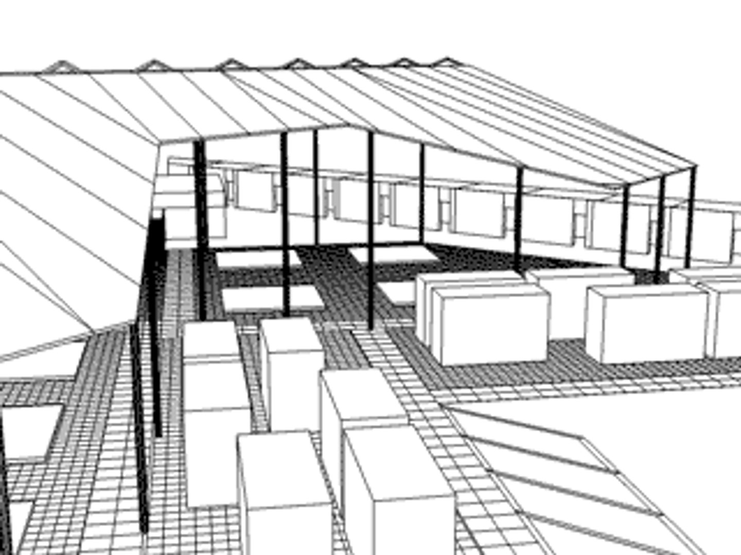 3d Model Of Market
