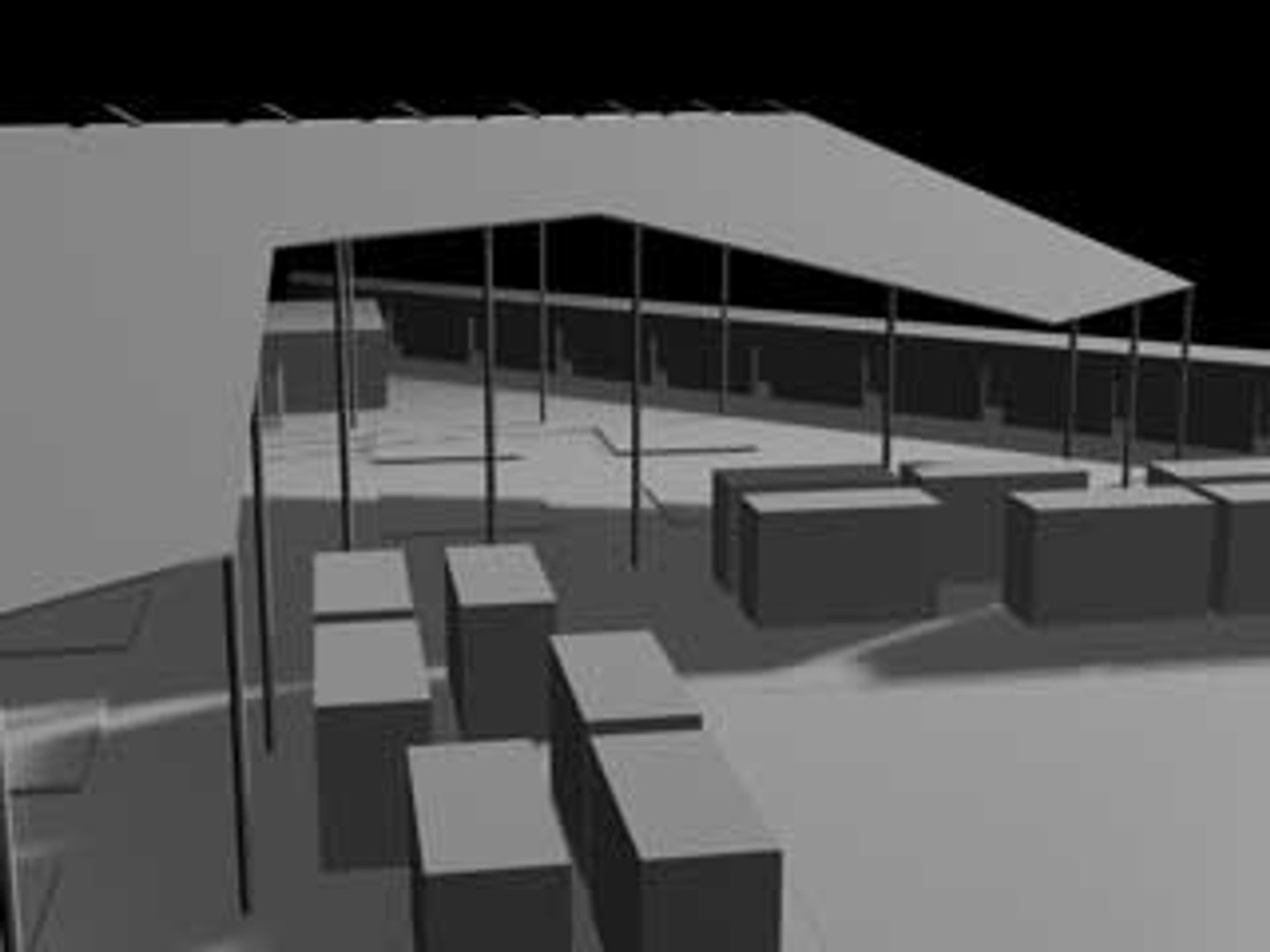 3d Model Of Market
