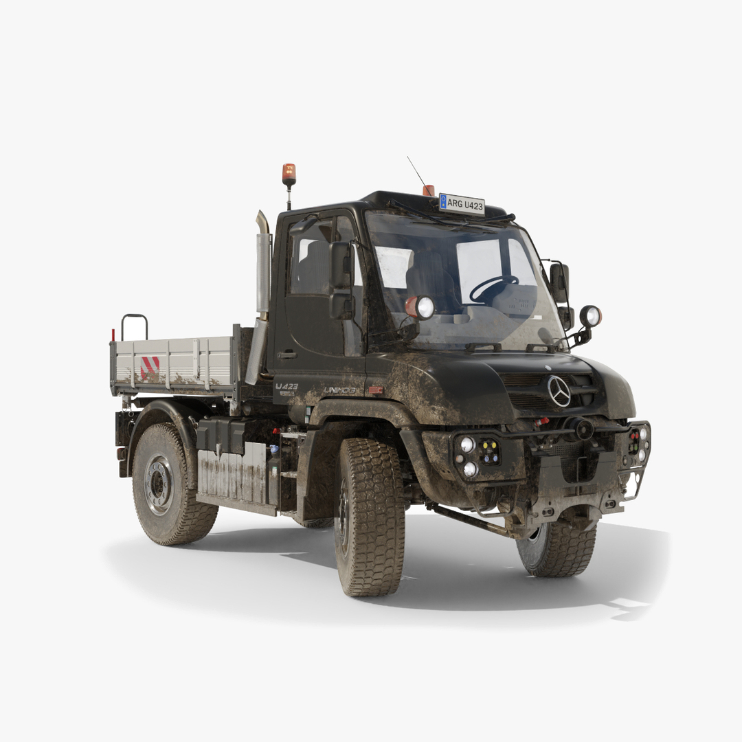 Mercedes benz unimog u423 3D model - TurboSquid 1264335
