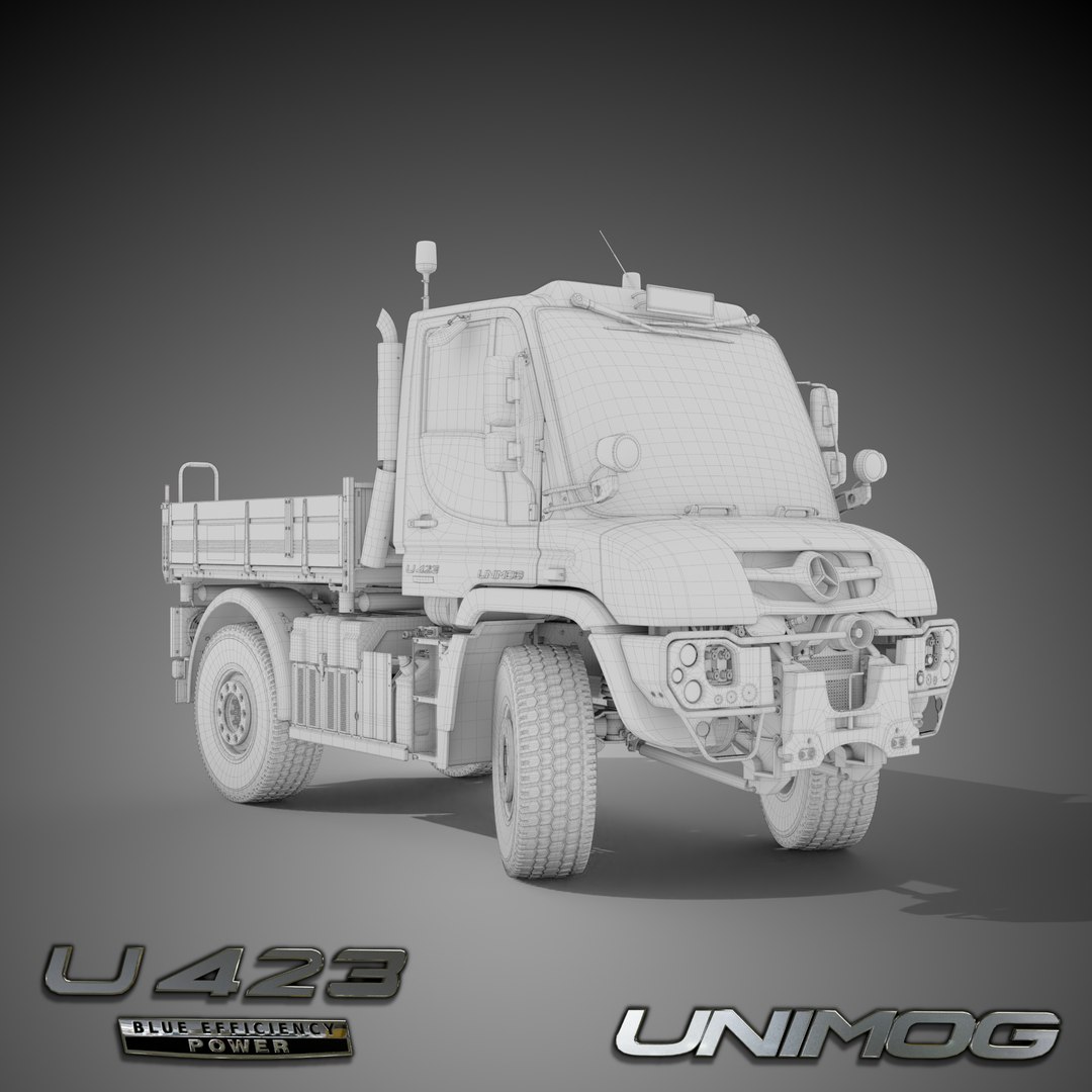 Mercedes Benz Unimog U423 3D Model - TurboSquid 1264335
