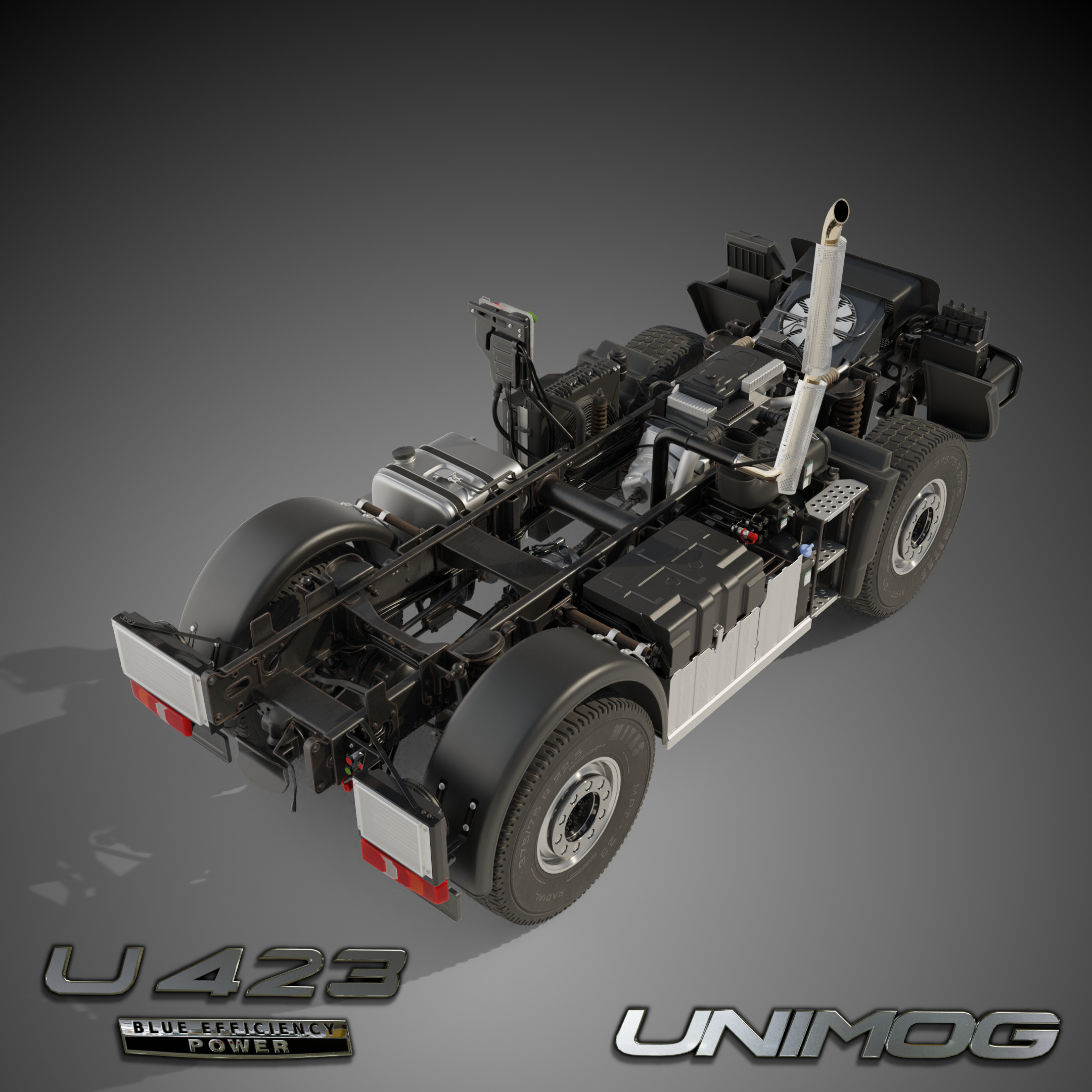 Mercedes benz unimog u423 3D model - TurboSquid 1264335