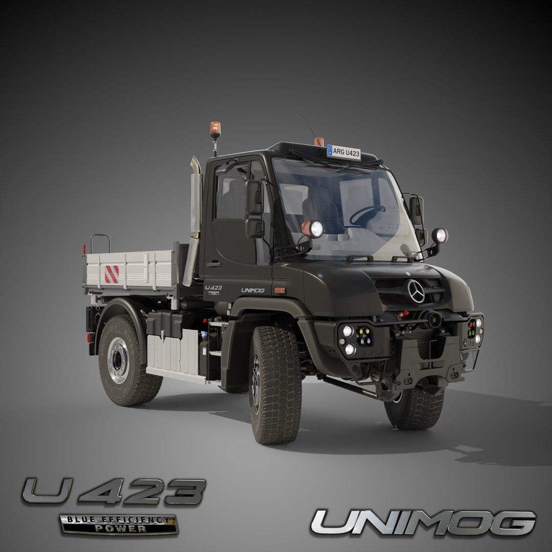 Mercedes Benz Unimog U423 3D Model - TurboSquid 1264335