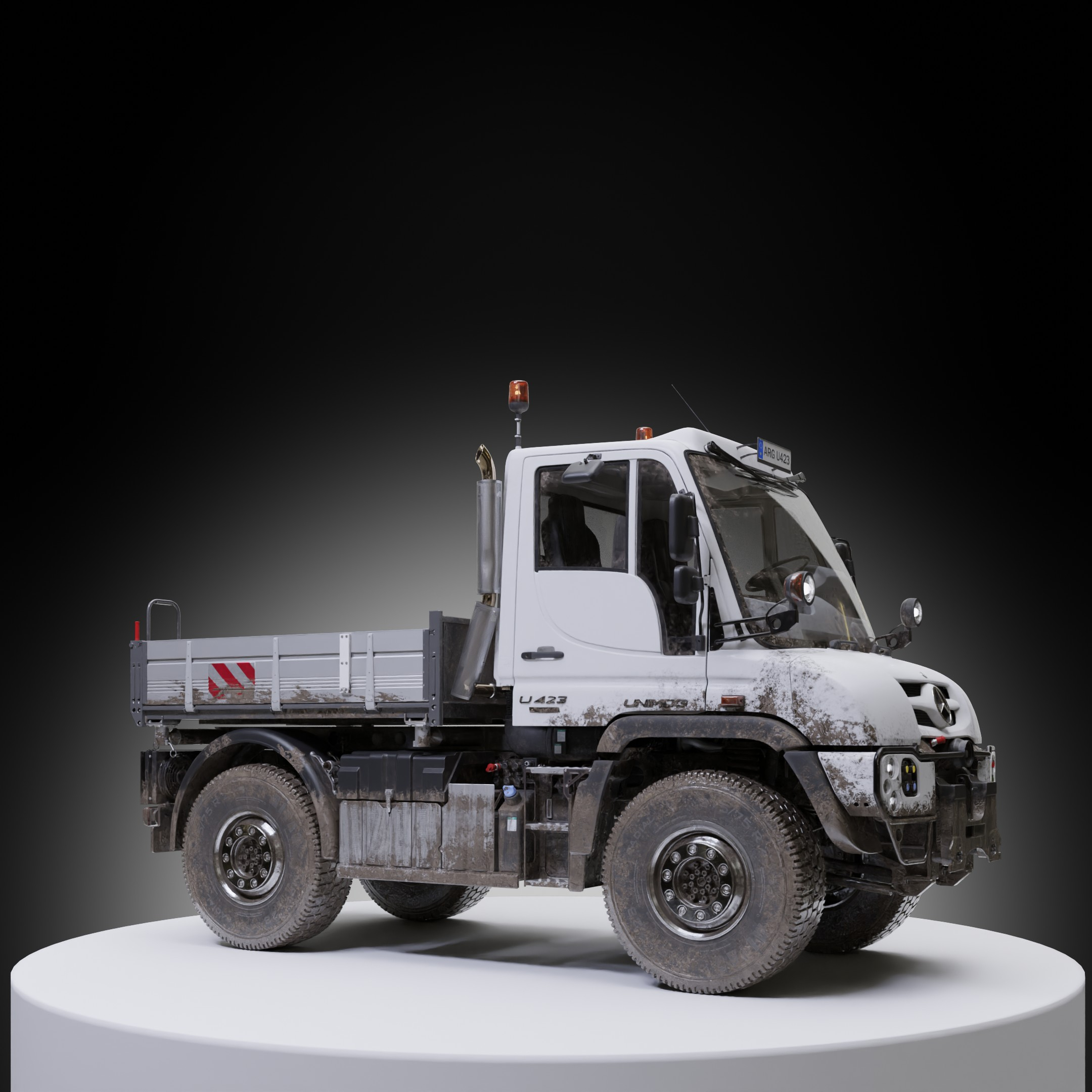 Mercedes benz unimog u423 3D model - TurboSquid 1264335