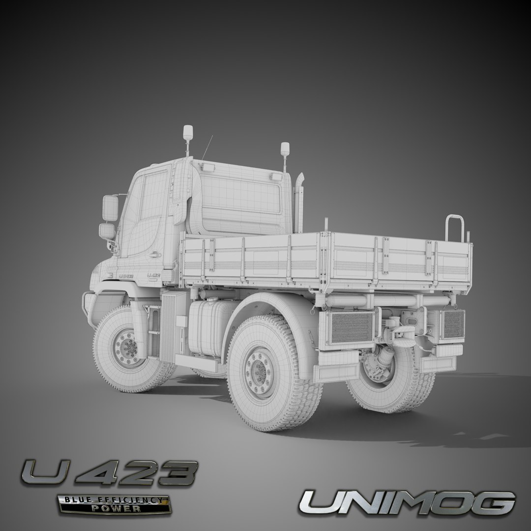 Mercedes Benz Unimog U423 3D Model - TurboSquid 1264335