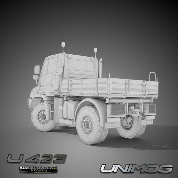 Mercedes benz unimog u423 3D model - TurboSquid 1264335
