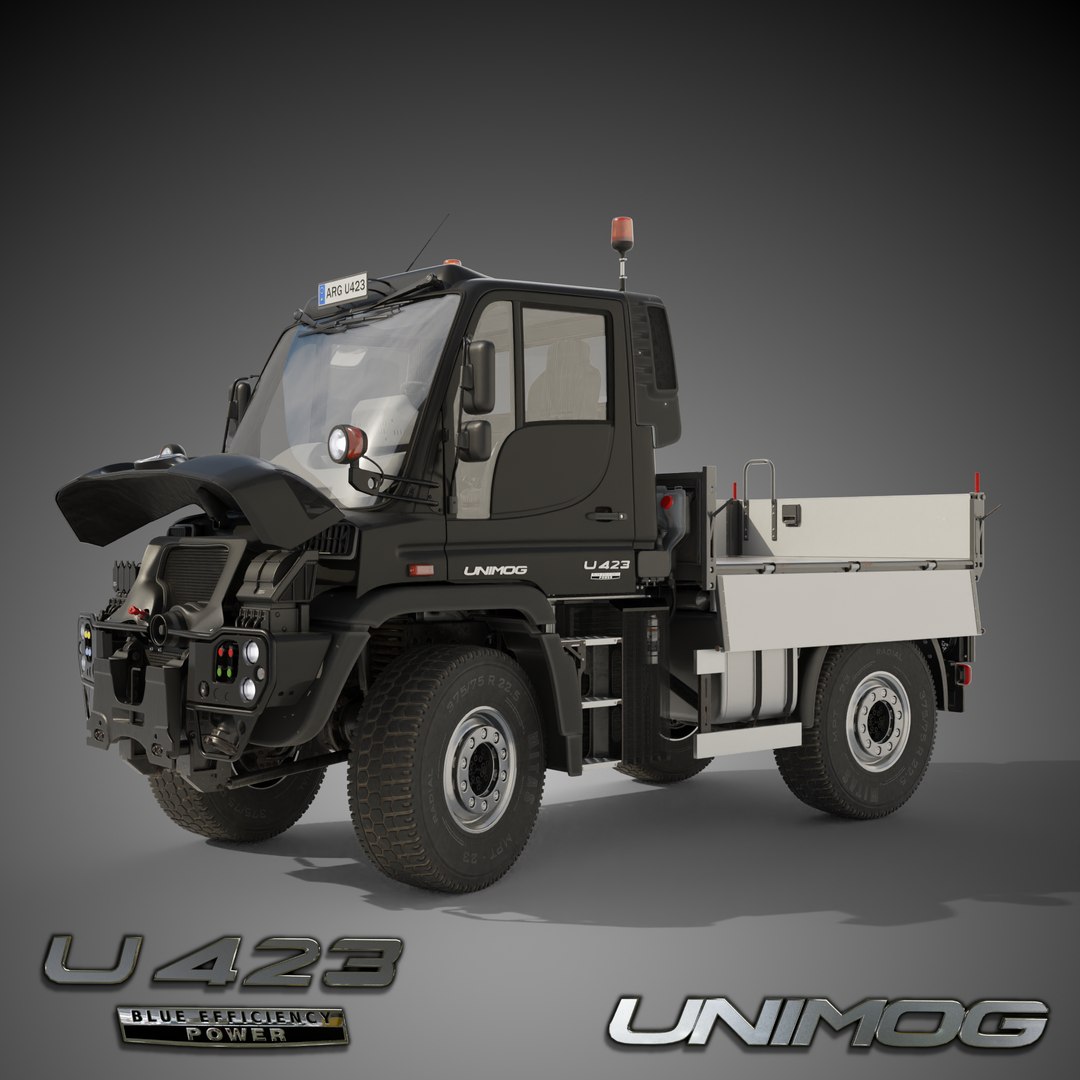 Mercedes Benz Unimog U423 3D Model - TurboSquid 1264335