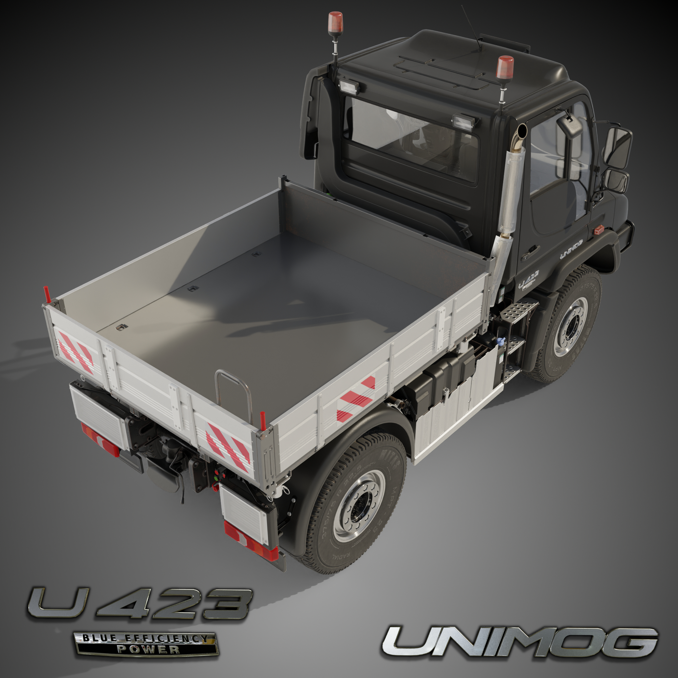 Mercedes benz unimog u423 3D model - TurboSquid 1264335