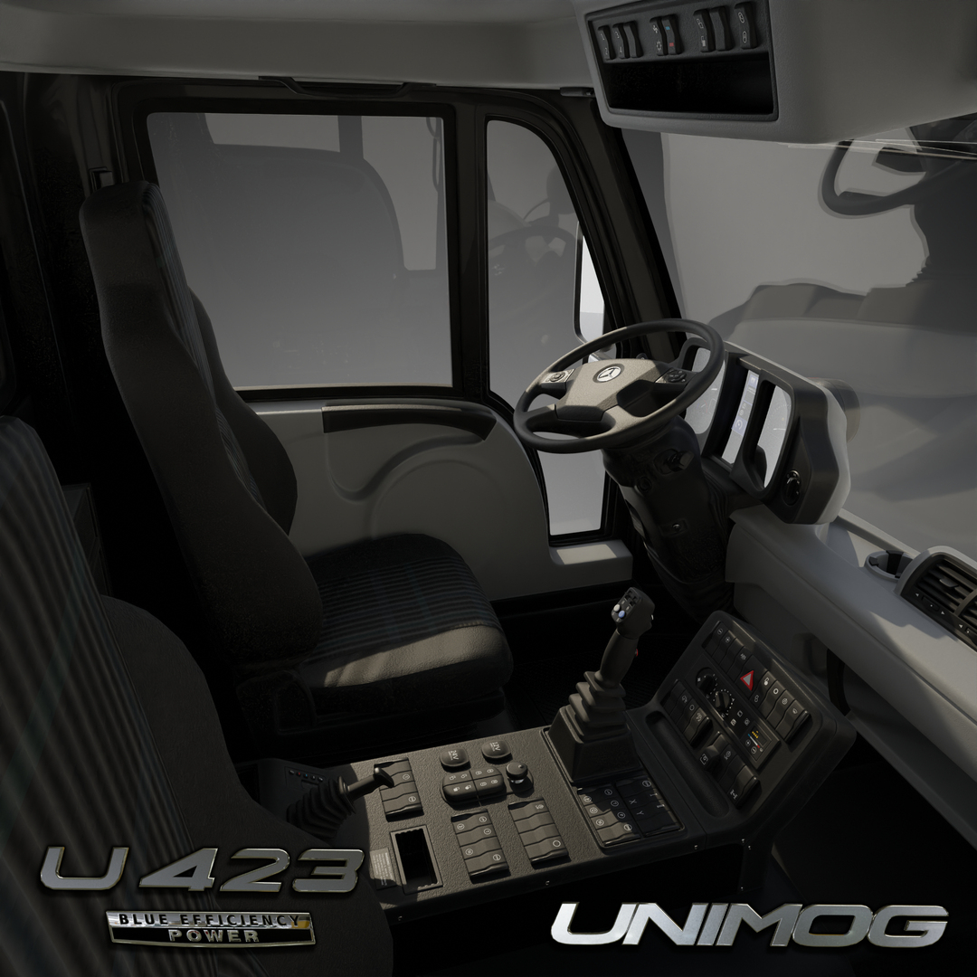 Mercedes benz unimog u423 3D model - TurboSquid 1264335