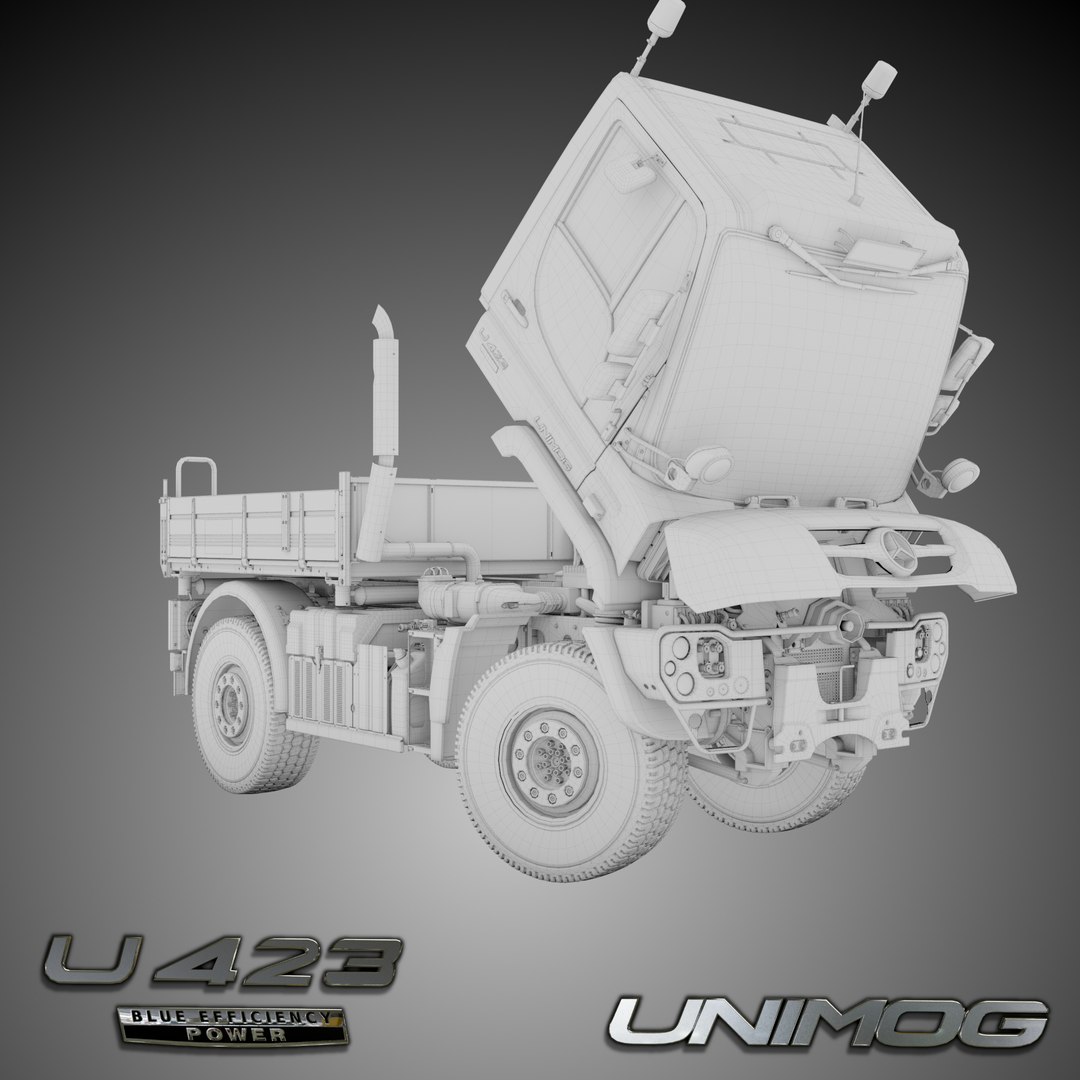 Mercedes Benz Unimog U423 3D Model - TurboSquid 1264335