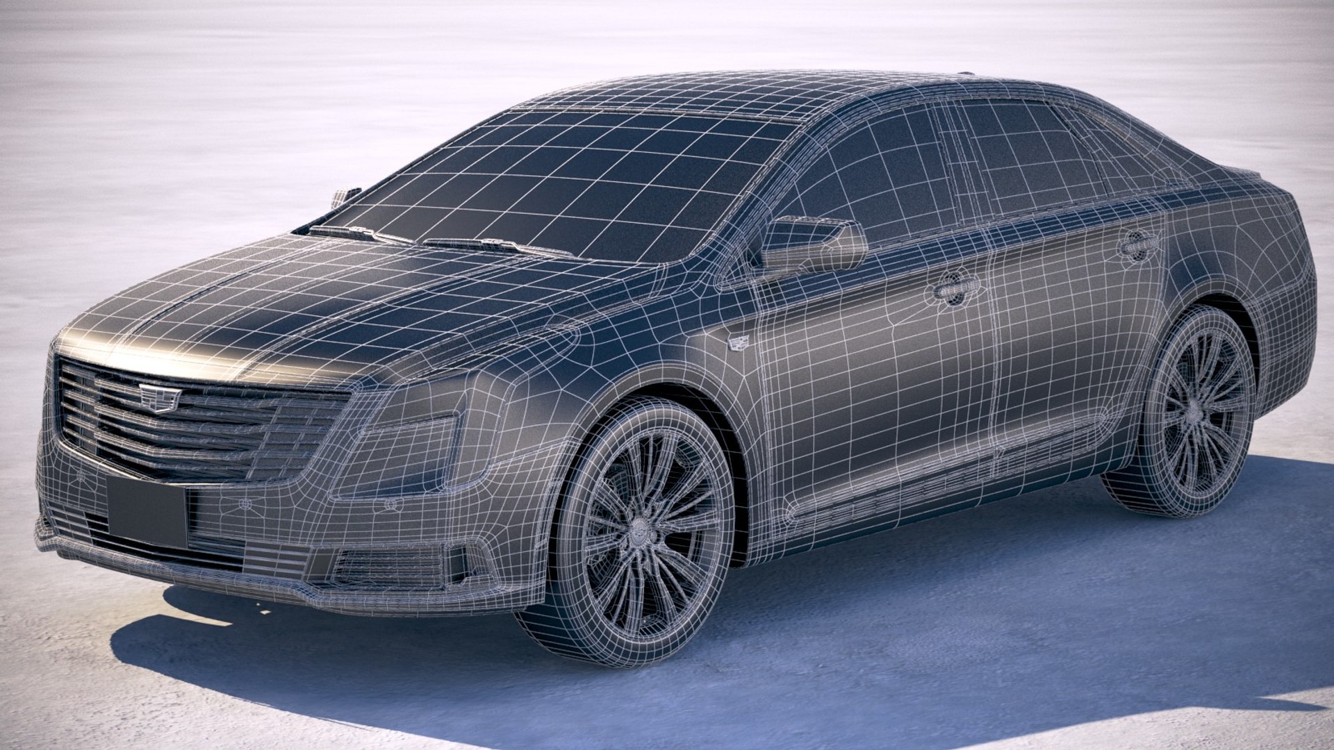 Cadillac Xts 2018 3D Model - TurboSquid 1207309