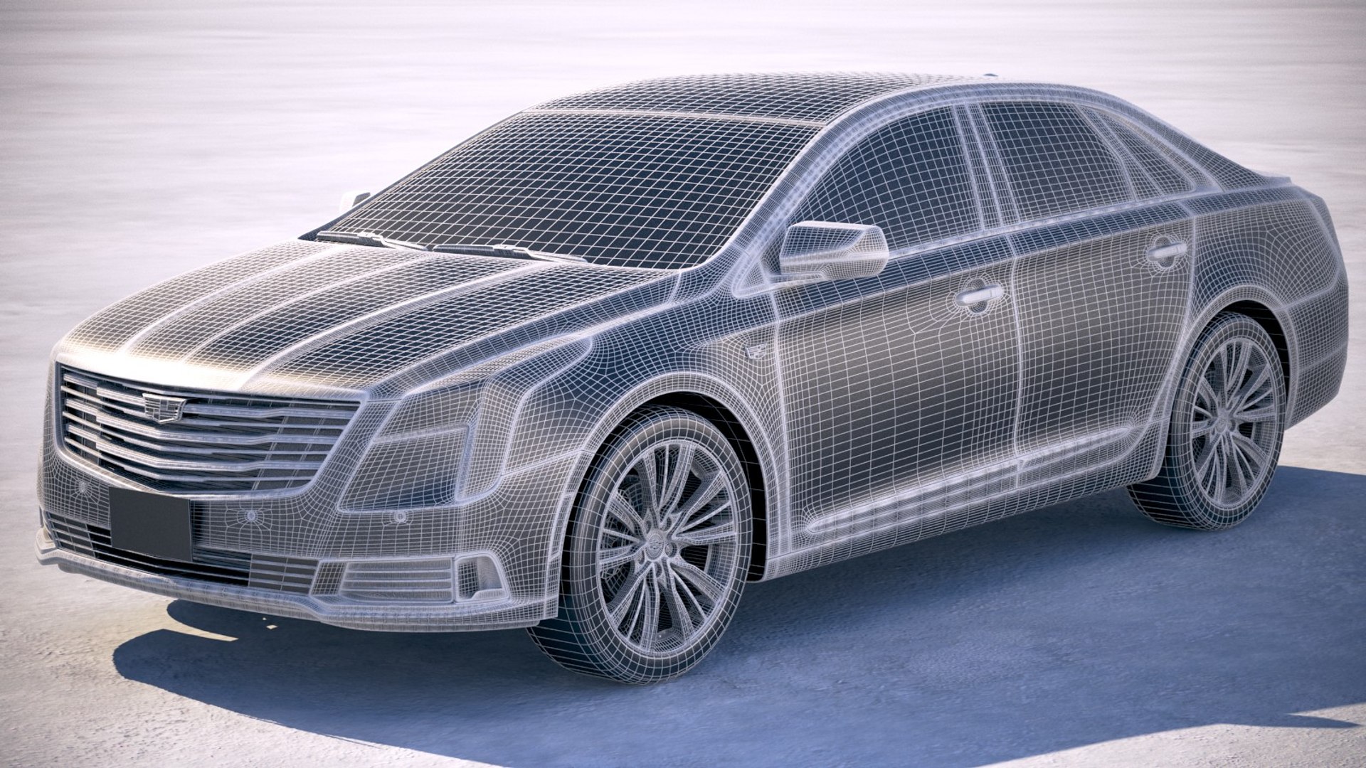 Cadillac Xts 2018 3D Model - TurboSquid 1207309