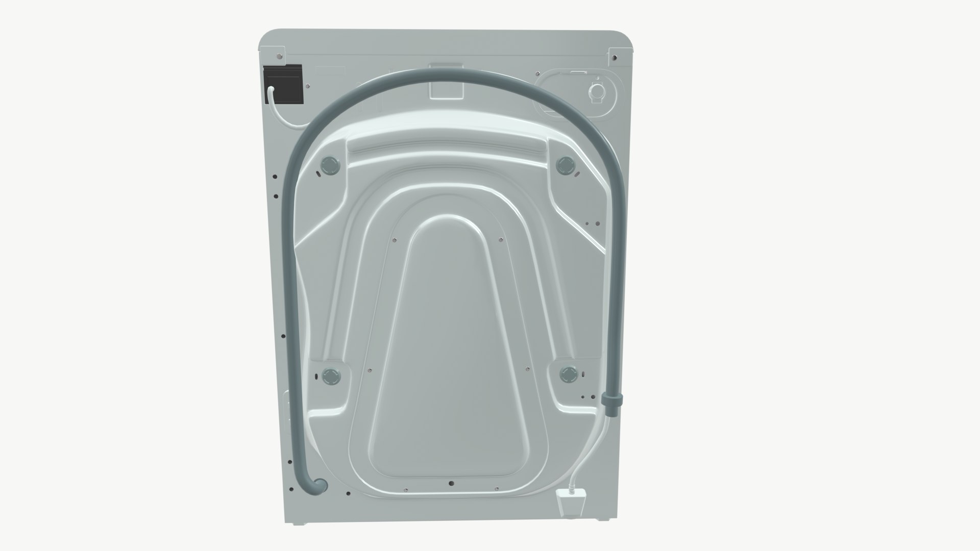 Indesit BWA Washing Machine 3D Model - TurboSquid 2263010