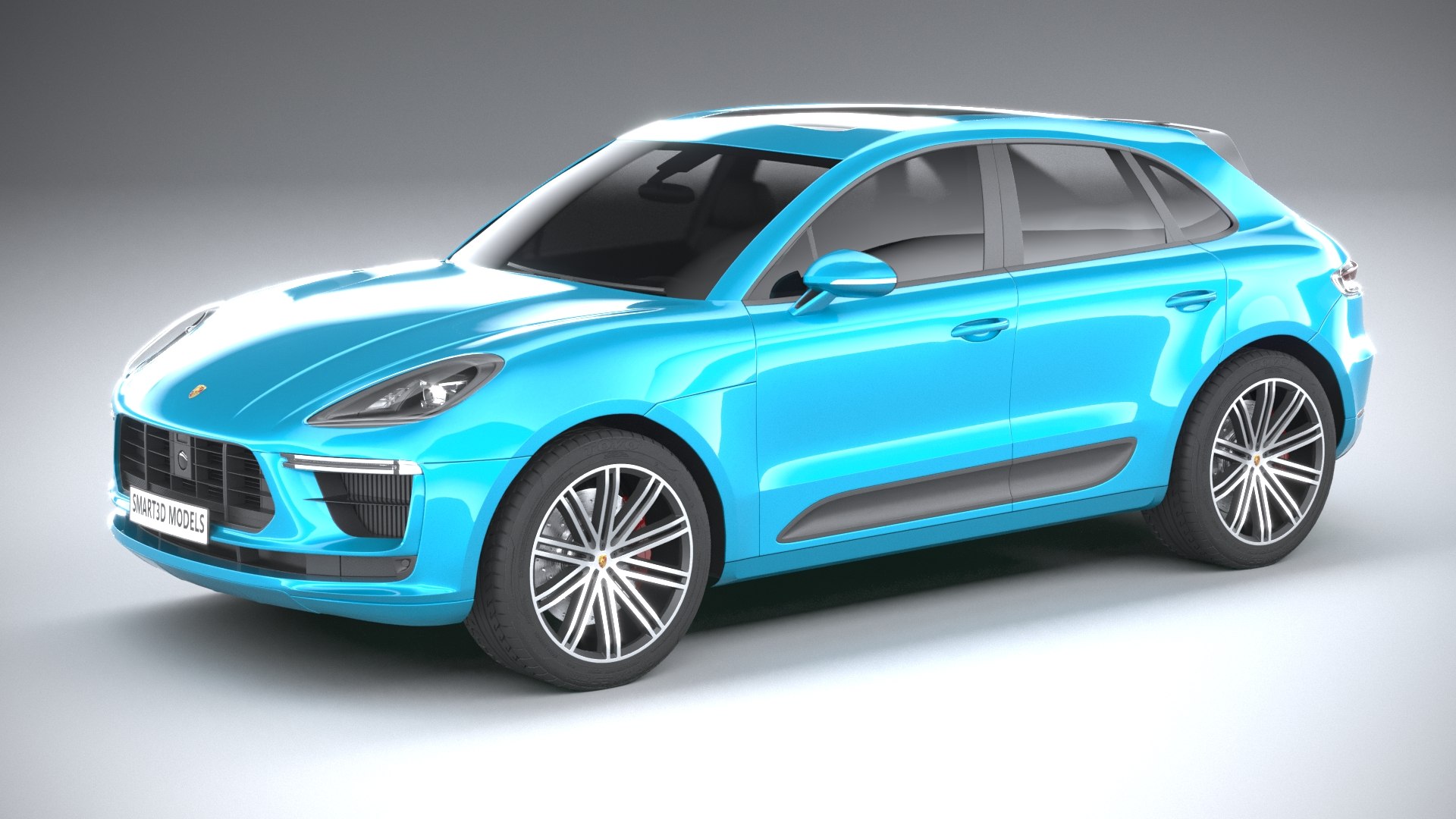 3D Porsche Macan Turbo Model - TurboSquid 2312179