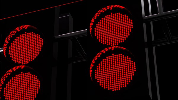 Race track starting lights 3D - TurboSquid 1928229