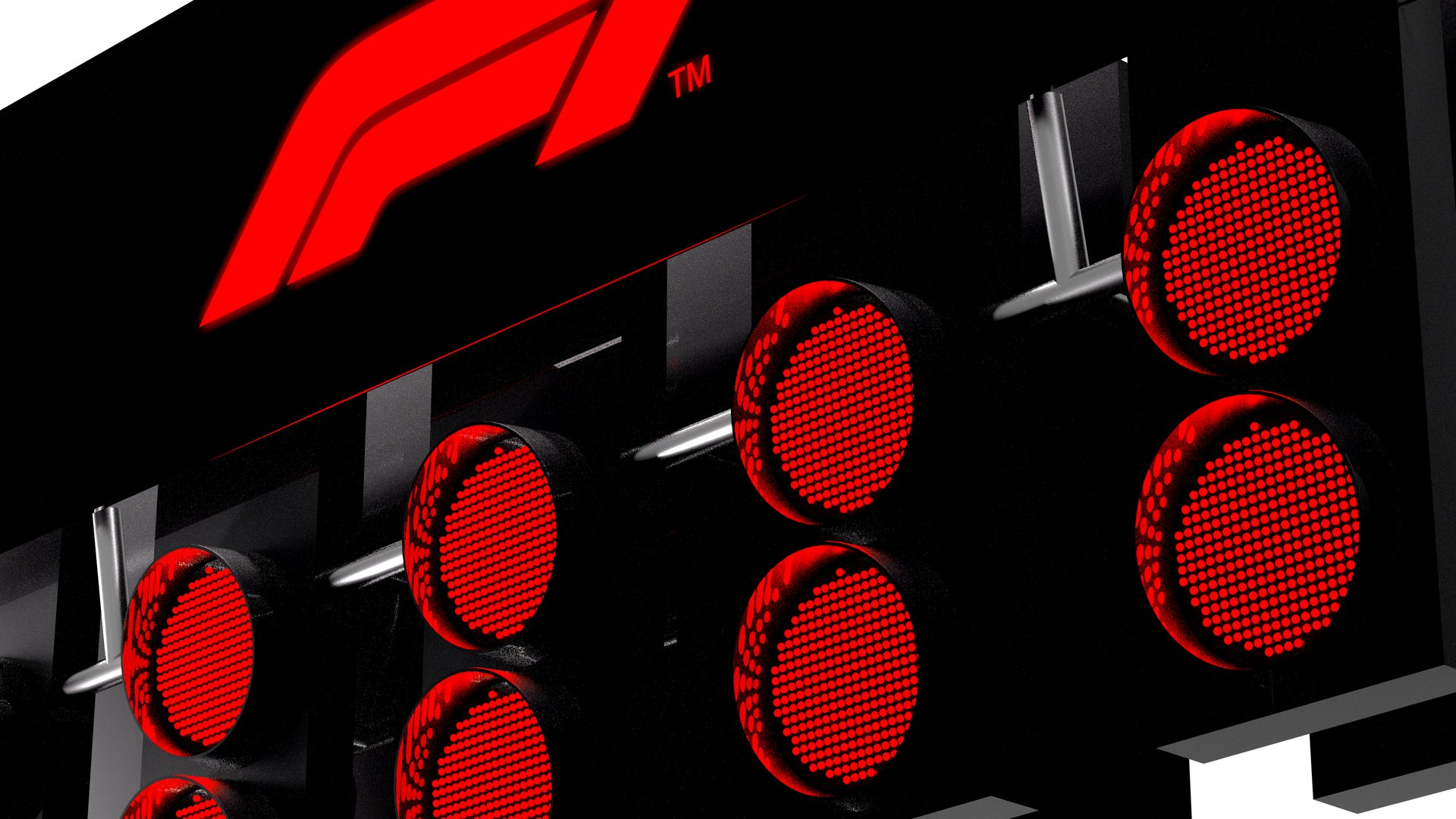 Race Track Starting Lights 3D - TurboSquid 1928229