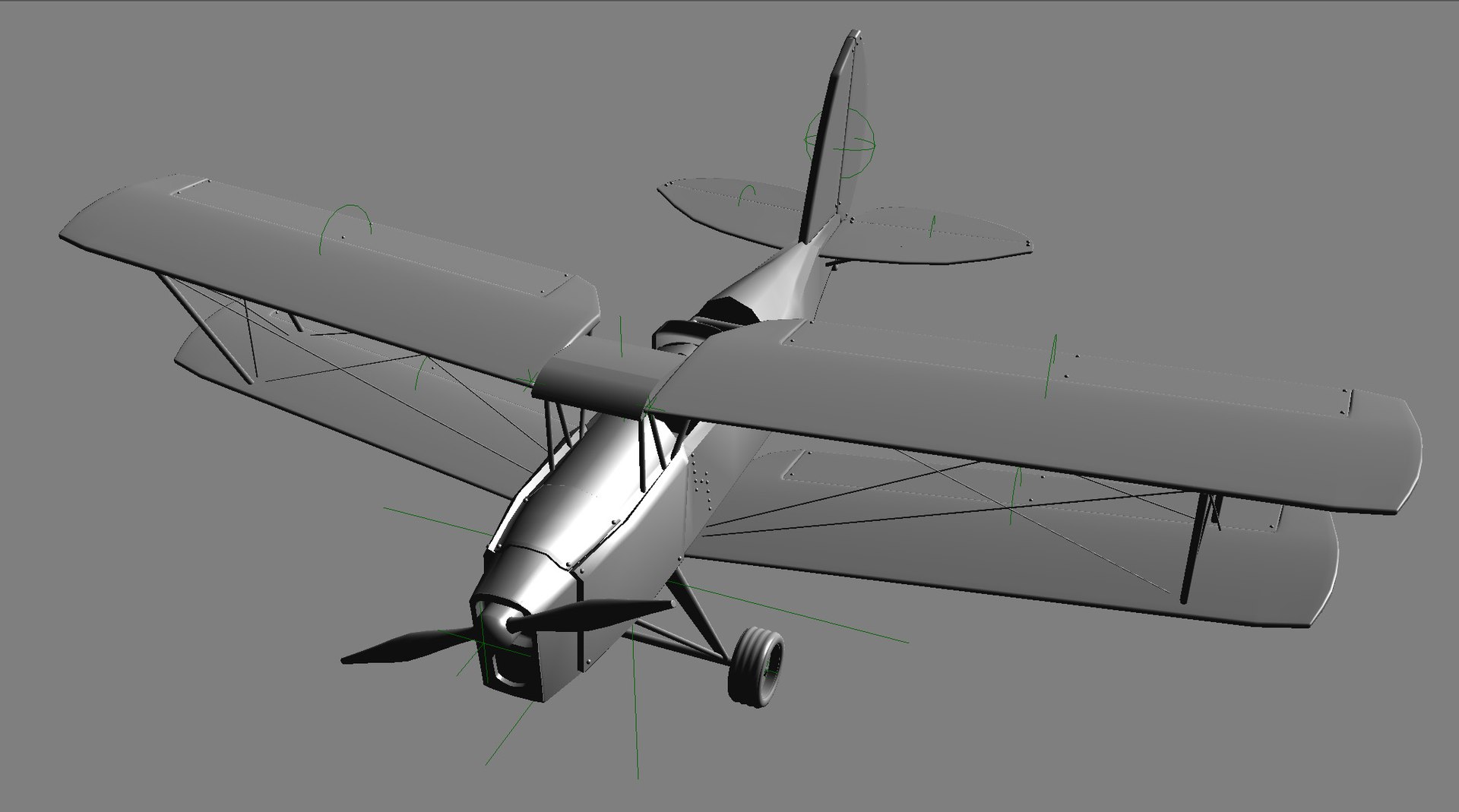 Propeller Plane Model - TurboSquid 1345797
