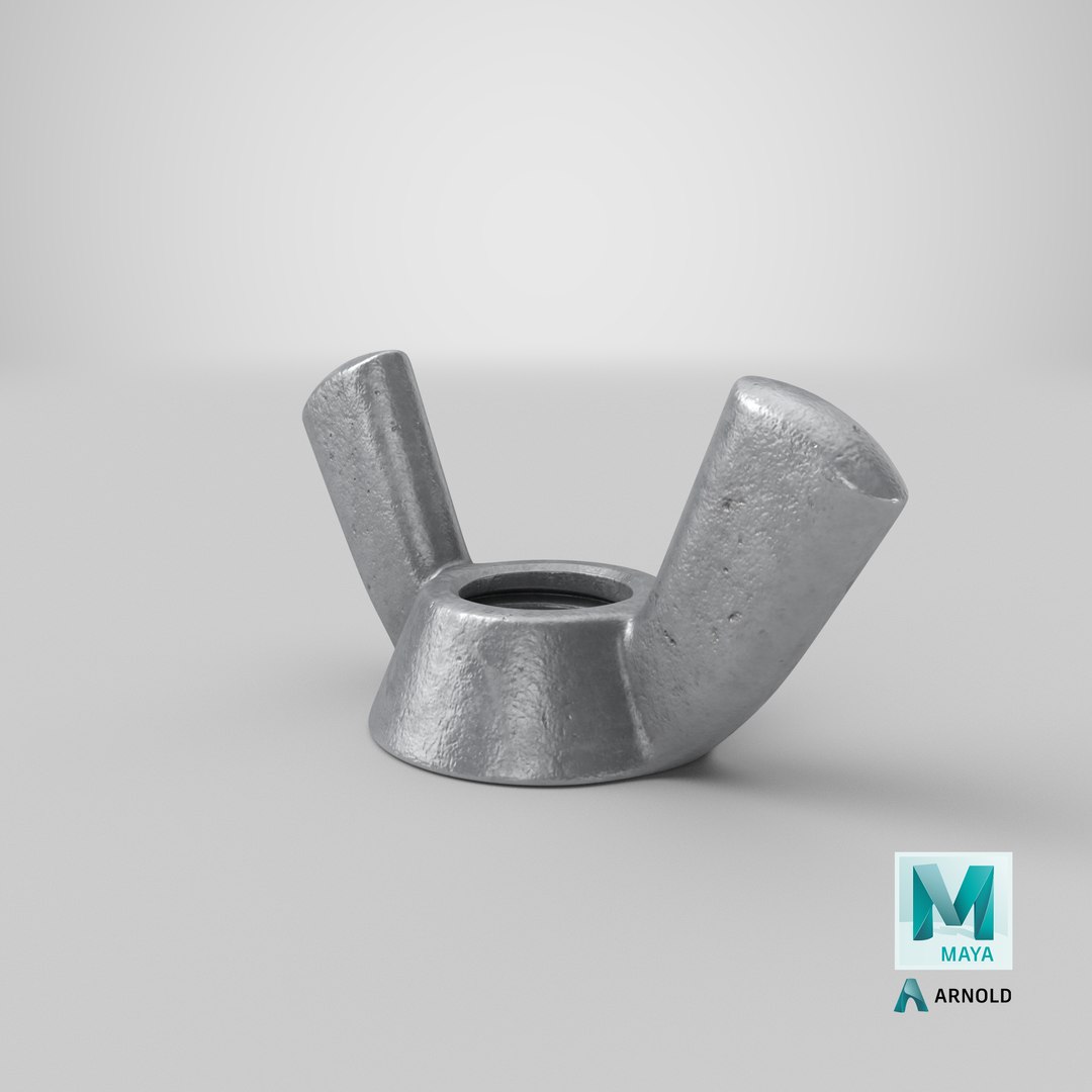 Wing nut 3D - TurboSquid 1665336