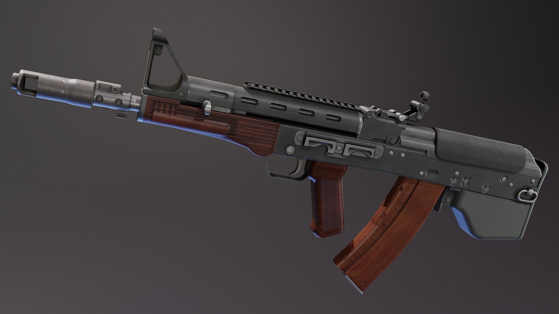 Vepr Bullpup Rifle 3D Model - TurboSquid 2391806