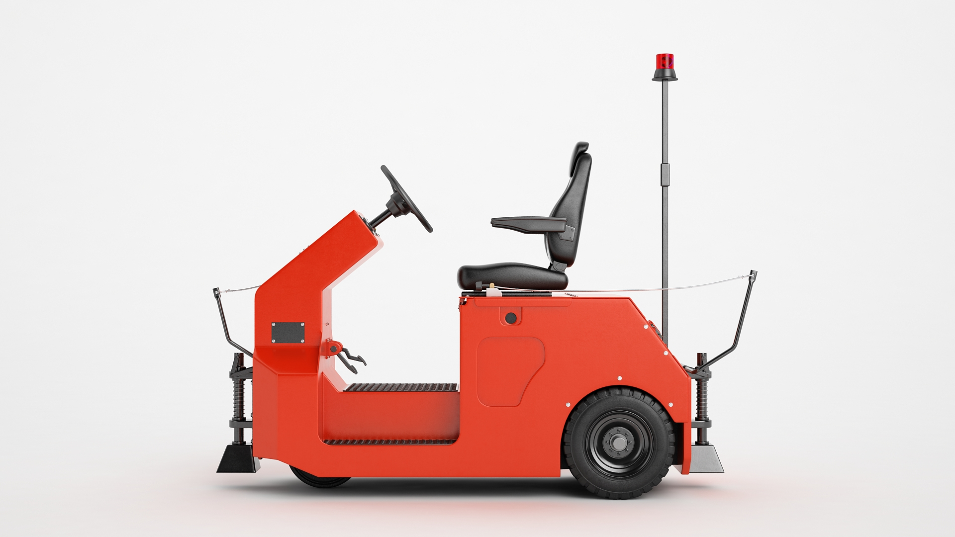 3D Electric Industrial Tugger 06 Model - TurboSquid 1733705