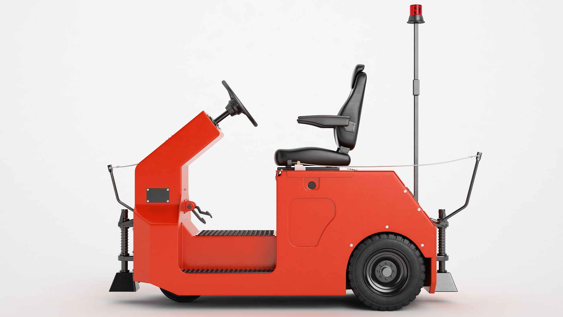 3D Electric Industrial Tugger 06 Model - TurboSquid 1733705