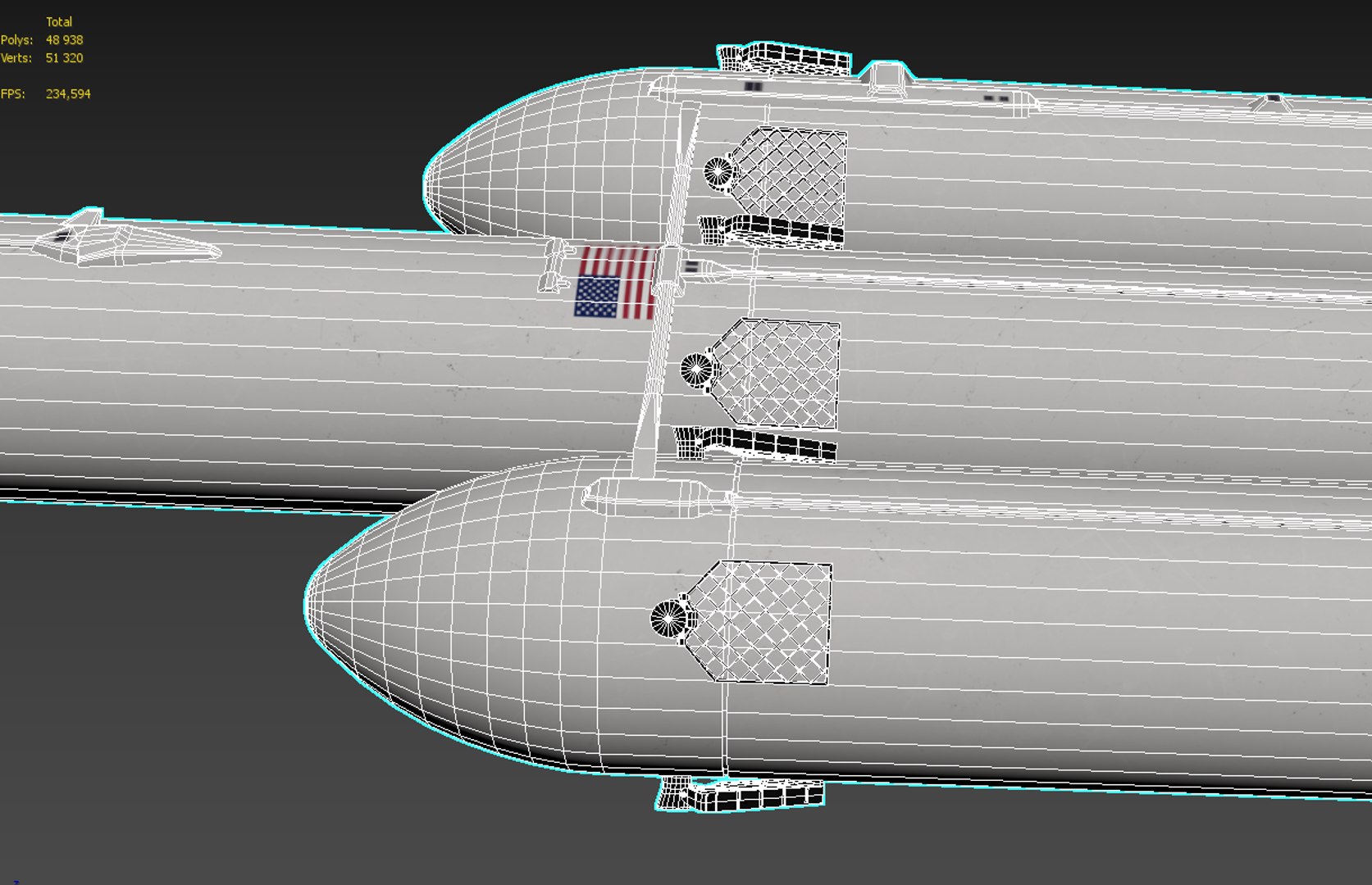 3D Model Nasa Heavy Spaceship - TurboSquid 1315276