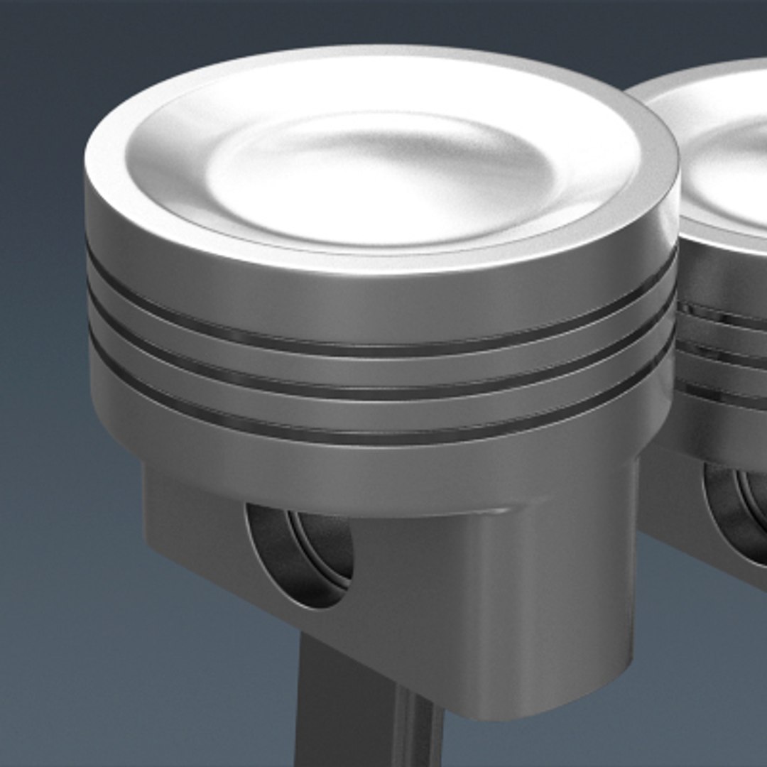 Animation Engine Cylinders 3d Model