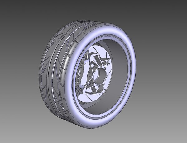 solidworks wheel-tire wheel tire ige