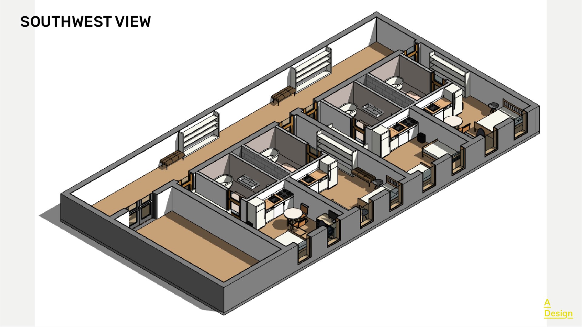 Social Housing Revit Model 3d Model Turbosquid 2017845