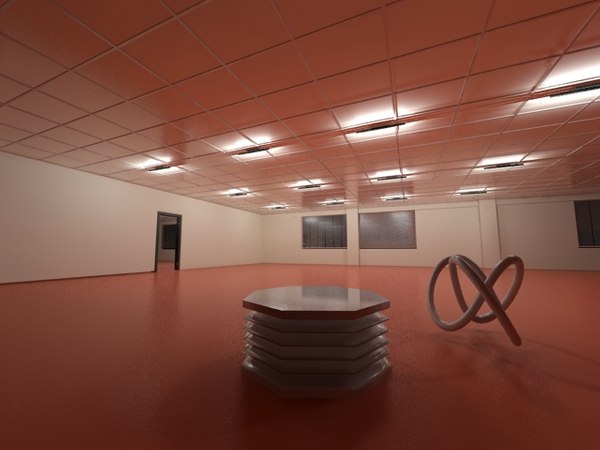 indoor light rooms 3d model