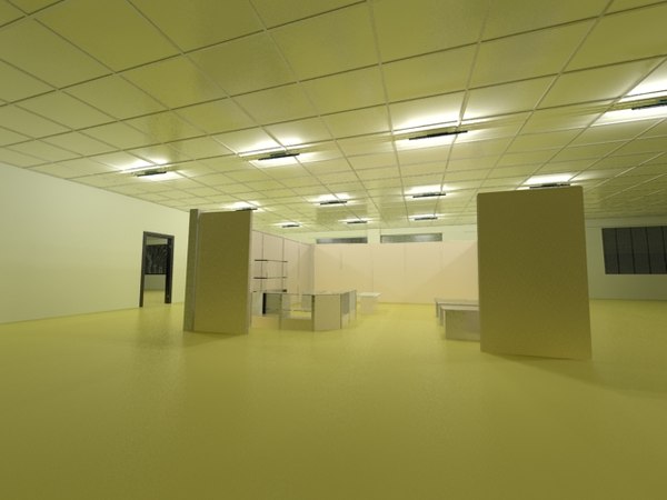 indoor light rooms 3d model