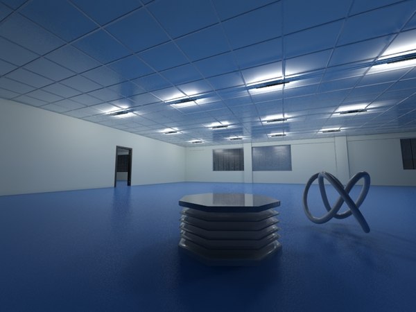 indoor light rooms 3d model