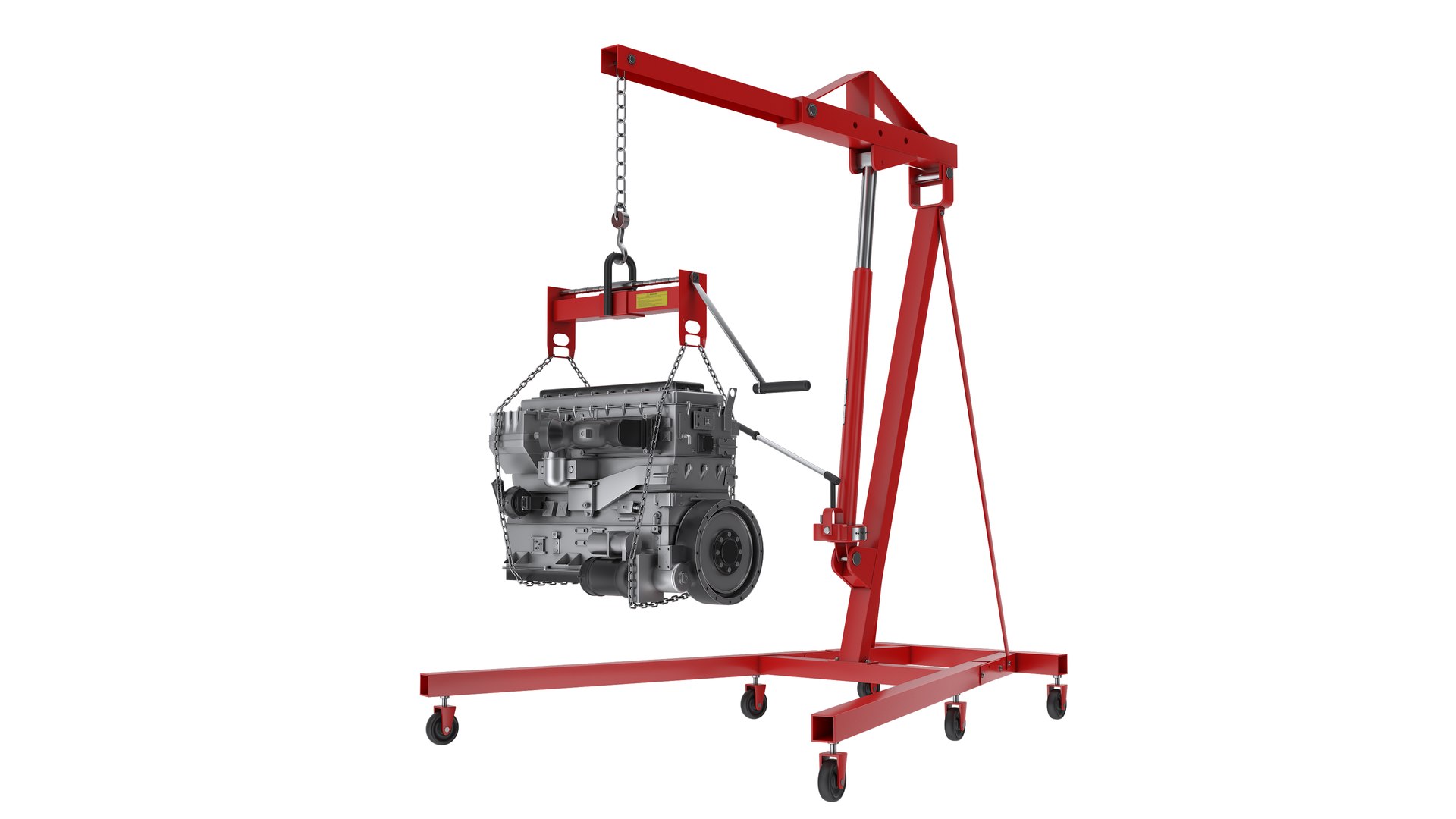 Shop Crane With Engine 3D Model - TurboSquid 2281529