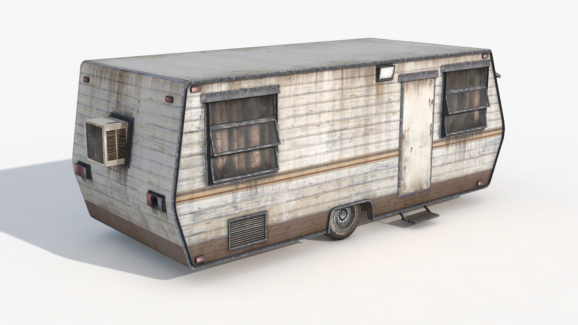Caravan Trailer House 3D Model - TurboSquid 1586282