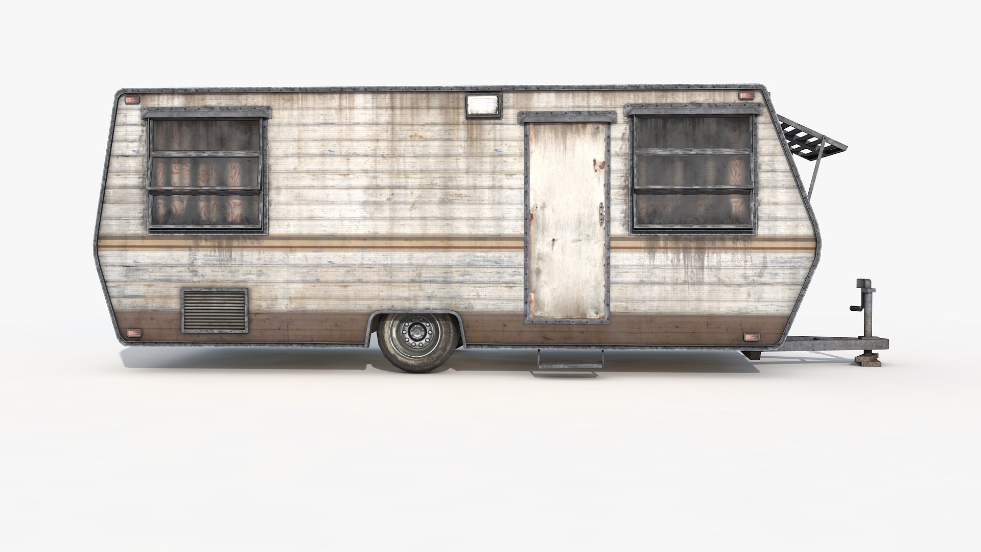 Caravan Trailer House 3D Model - TurboSquid 1586282