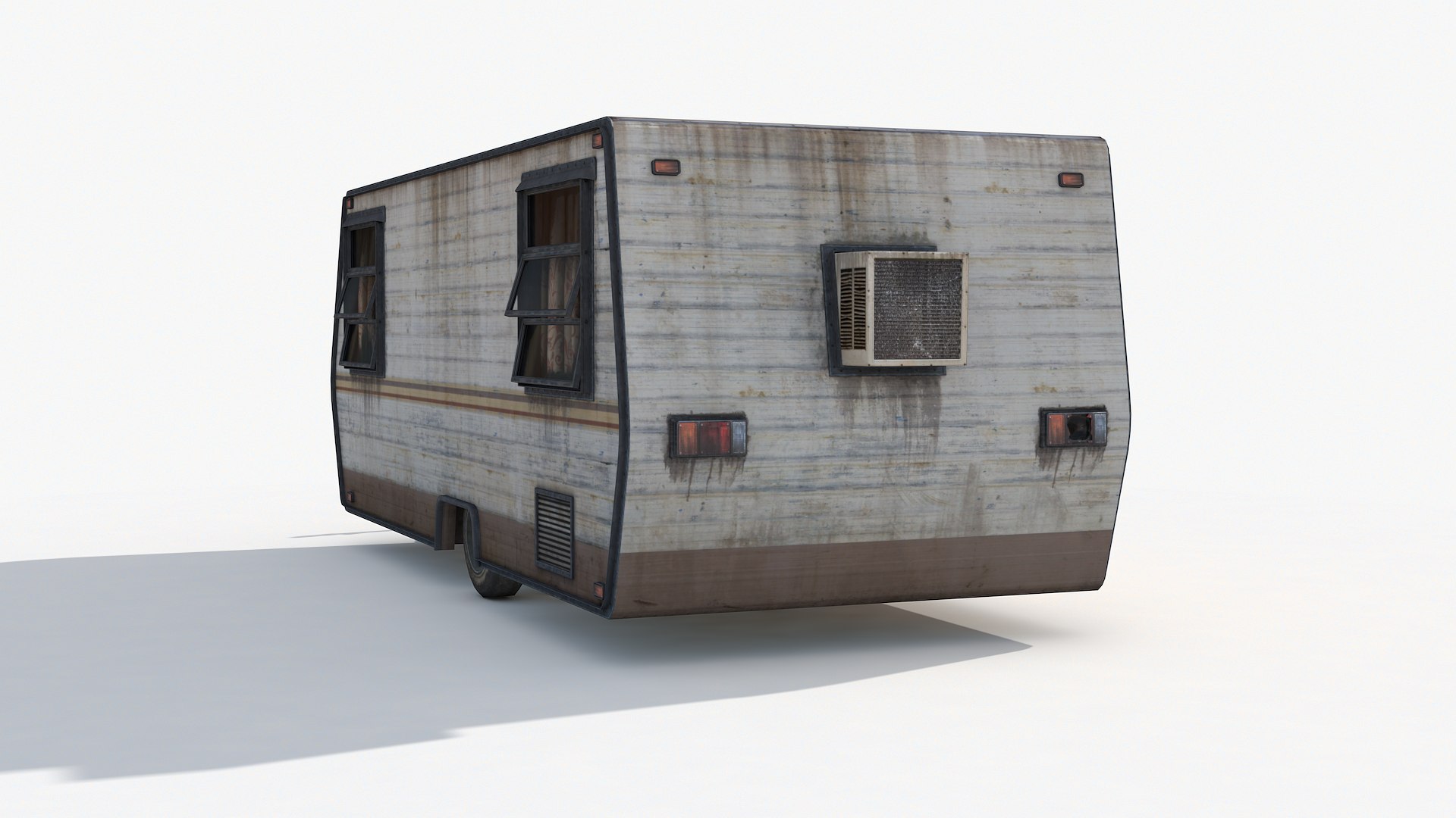 Caravan Trailer House 3D Model - TurboSquid 1586282