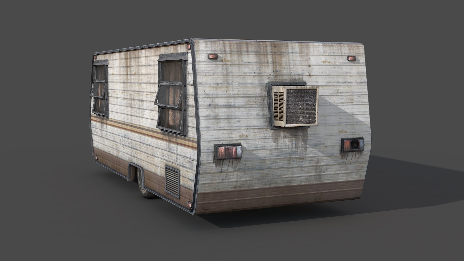 Caravan Trailer House 3D Model - TurboSquid 1586282